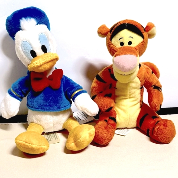 Mattel | Toys | Disney And Mattel Plush Stuffed Animals Donald Duck ...